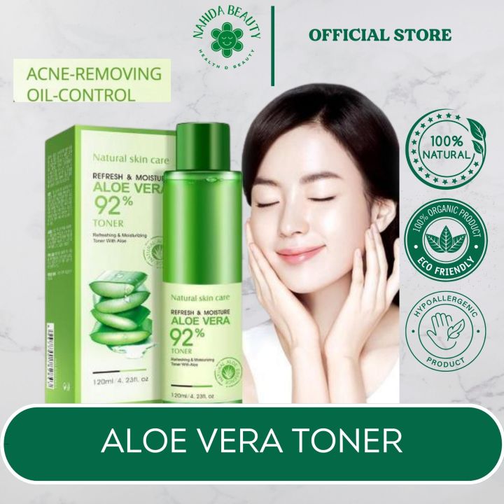 92% Aloe Vera Moisturizing Refresh Toner 120ML | Lazada PH