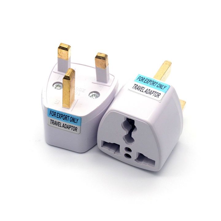 UNIVERSAL MULTI 3 PIN Tourism CONVERSION PLUG ADAPTOR 2 Pin US EU CHINA ...