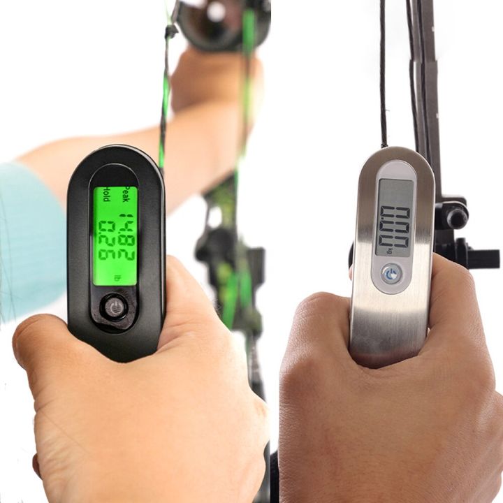 LED Bow Scale 110lbs Draw Weight Weighing Tool Dynamometer Measuring ...