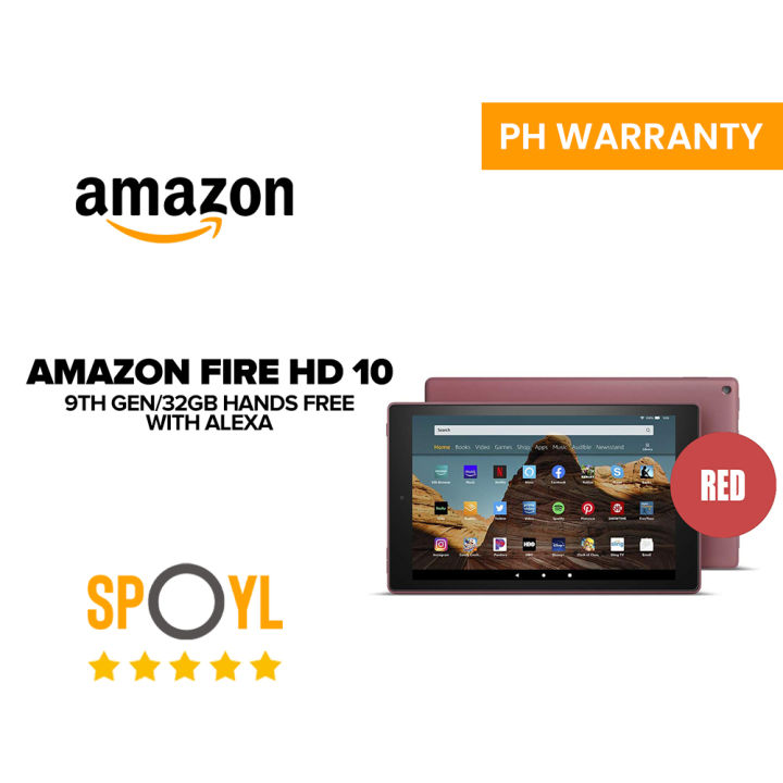 Amazon Fire HD 10 Tablet 32GB 9th Generation 10.1 1080p Full HD Display ...