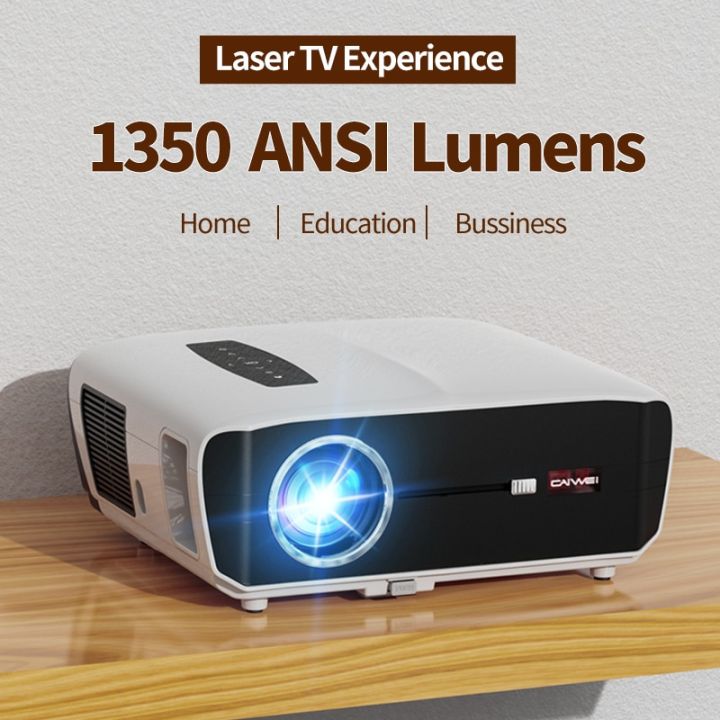 1350 ANSI Lumens Video Projector 4k Full HD 1080P Ultra HD Laser ...