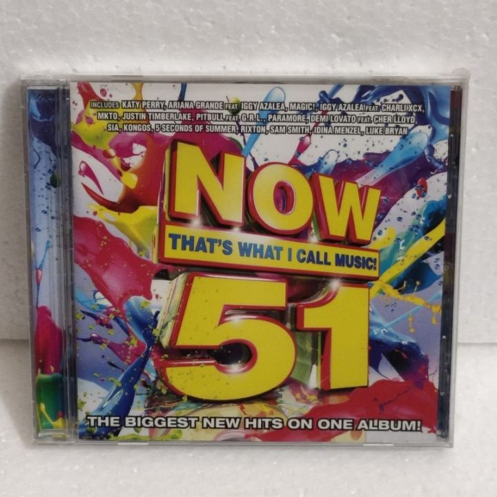 NOW That's What I Call Music ! Vol. 51 m version not removed A3 | Lazada PH