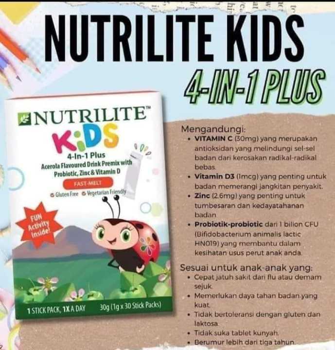 Nutrilite Kids 4-In-1 Plus Nutrilite 儿童综合 4合1 | Lazada
