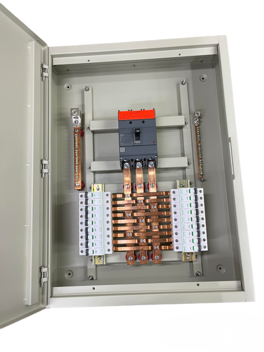 Panel Board Main EZC250F 160A 3 Pole with 18 Branches 1 Pole IC60N ...