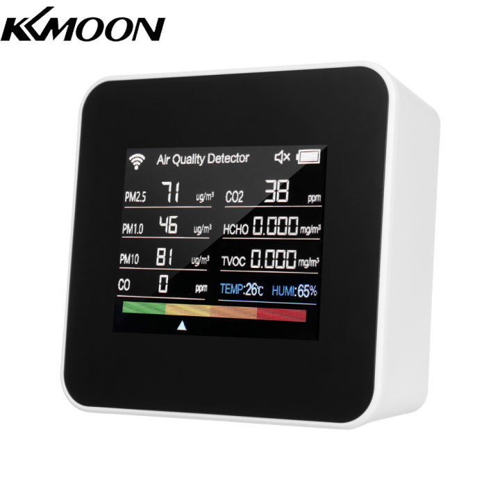 Kmoon เครื่องหน้าจอที่มีคุณภาพอากาศภายใน14 In 1 Tuya เครื่องตรวจจับ ...