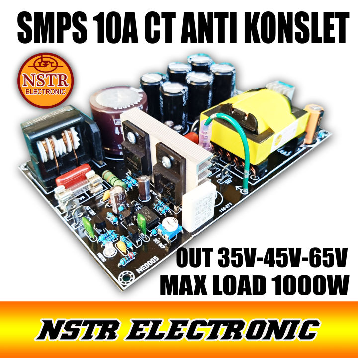 Smps 10A CT HB OUT 35v-45-65v anti konslet | Lazada Indonesia
