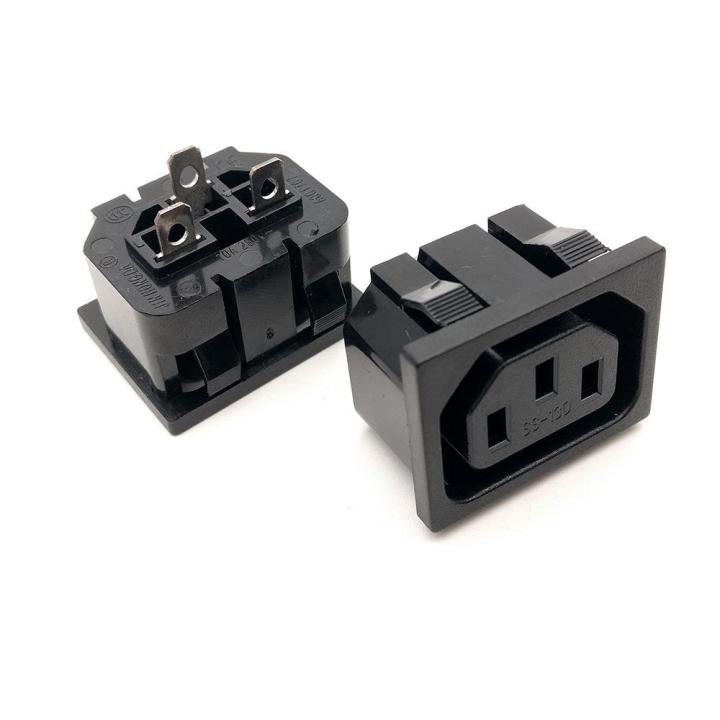 5PCS Generic Female AC Power Sockets Connectors 250V 10A FR Computer ...