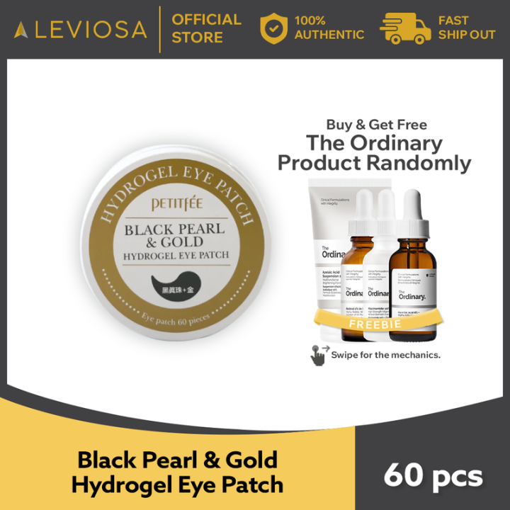PETITFEE Black Pearl & Gold Hydrogel Eye Patch 60 pieces | Lazada PH