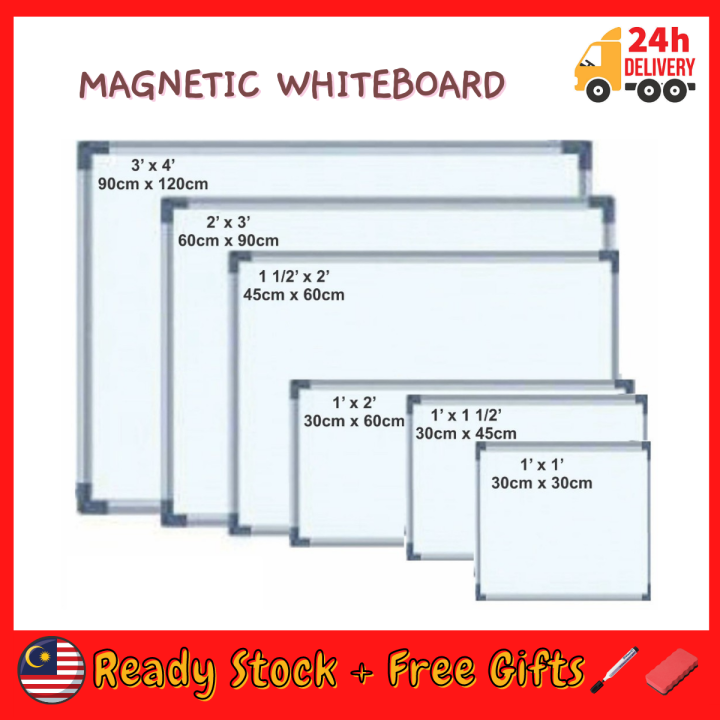 Magnetic White Board / Whiteboard / Whiteboard With Pen Tray ...