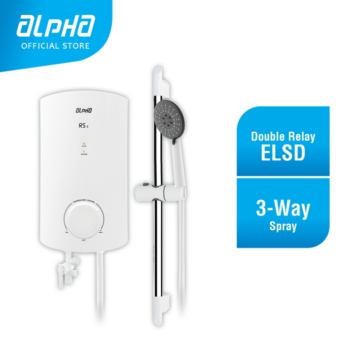 ALPHA - RS E Shower Instant Water Heater (Non Pump) | Lazada