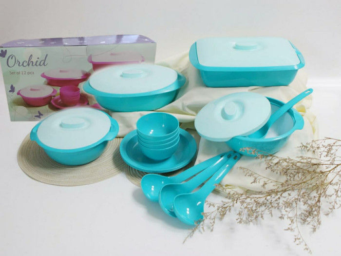 prasmana calista orchid set 12pcs-prasmanan set tempat makan saji ...