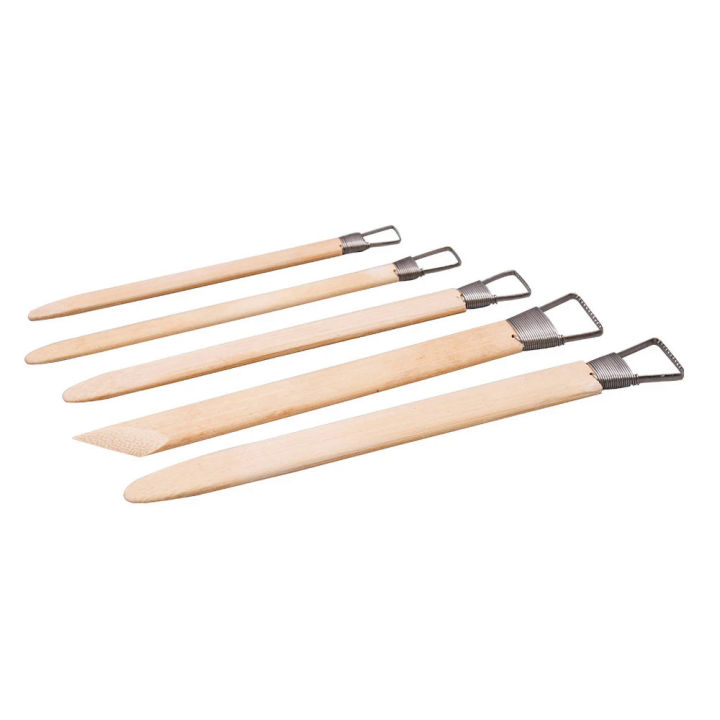 [DAOLAI]5-piece set Toothed Clay Trimming Tnife Hand-made Modeling ...
