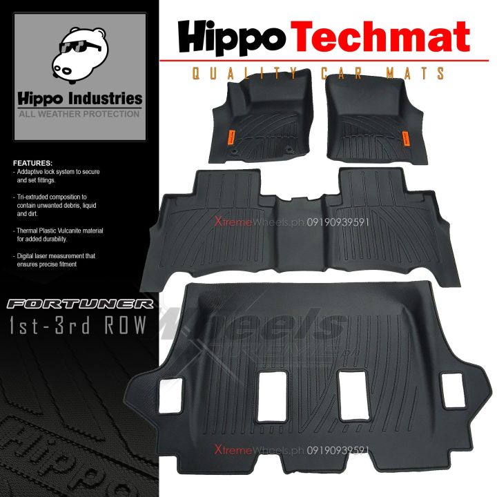 Toyota Fortuner G Q V LTD GRS 2021-2024 Hippo Techmat Deep Dish Matting ...