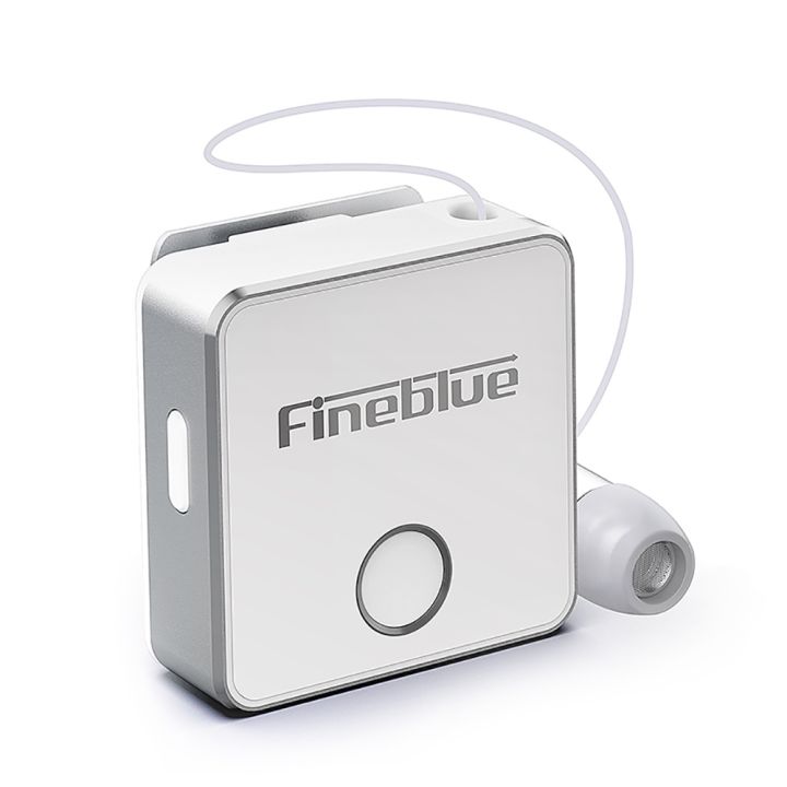 Fineblue F1 pro หูฟังบลูทูธ 5.0 แบบคลิปหนีบ สายเคเบิล พับเก็บได้ ชุดหูฟังเพลงไร้สาย แจ้งเตือนการ ...