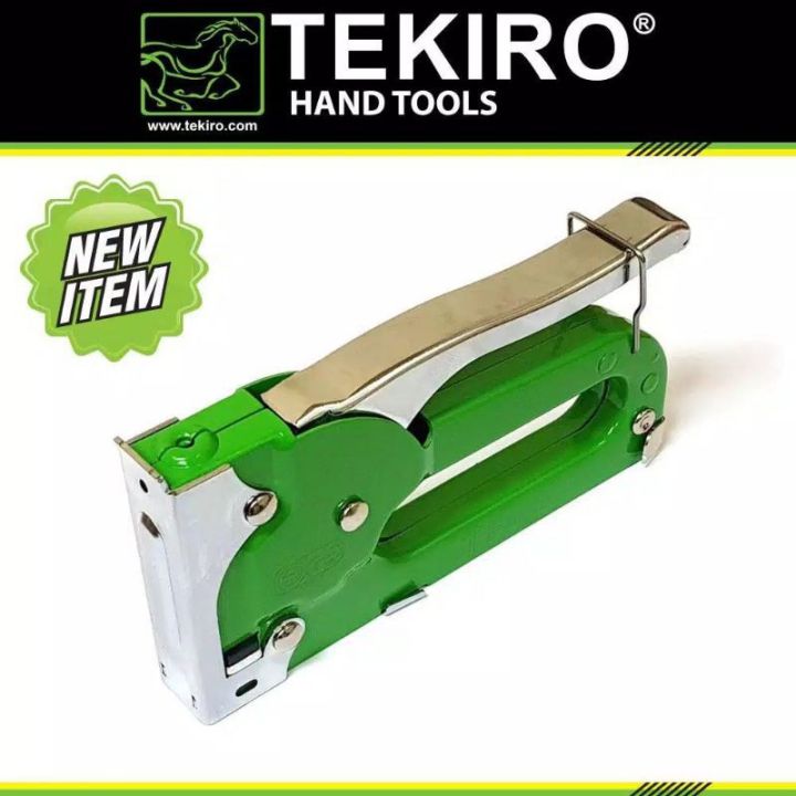 TEKIRO STAPLE GUN TACKER STAPLES GUN 4-8 MM / TEMBAKAN STAPLES STANDAR ...