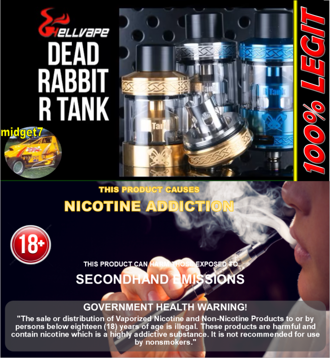 Hellvape Dead Rabbit R Tank Atomizer 6.5ml | Lazada PH