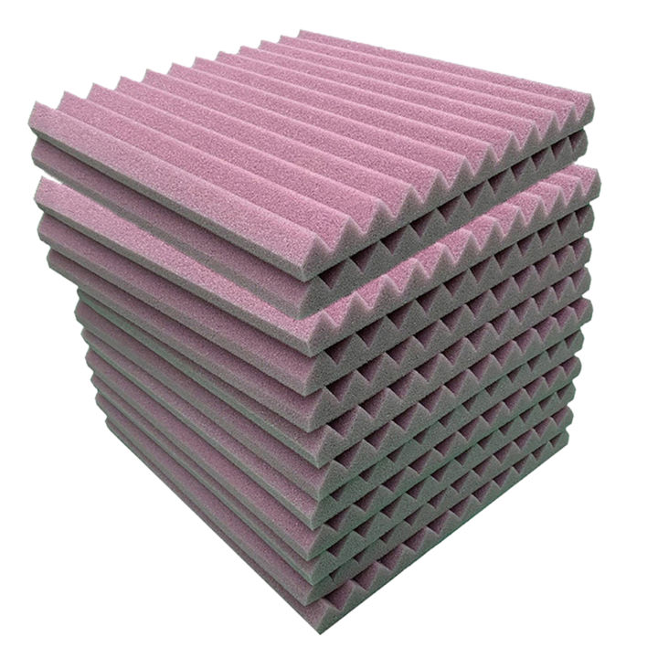 High-density Acoustic Wall Panels Elastic Soundproof Panels 12 Pcs High ...