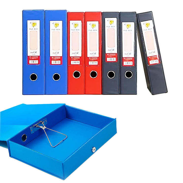 A4 File Box，File Organizer, Document Box Plastic Archive Box Office ...
