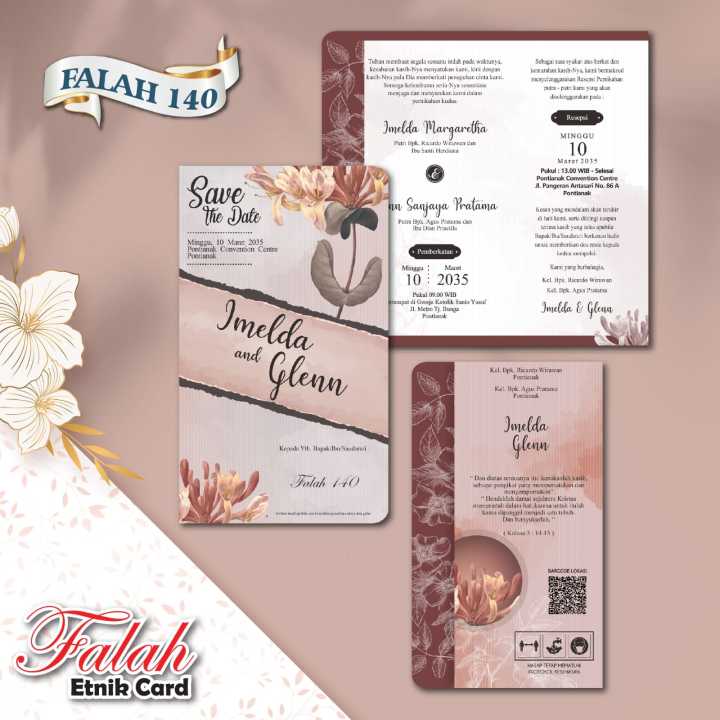 Blangko Undangan merk FALAH 140 ( 1 PAK ) | Free File Setting | Blangko ...