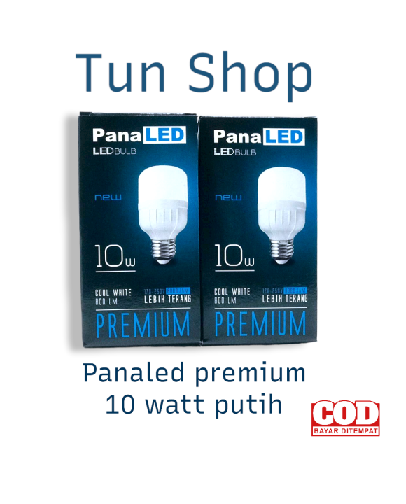 LAMPU LED 10 WATT PANA LED PREMIUM PUTIH SNI - BOHLAM LED PANALED PREMIUM 10WATT | Lazada Indonesia