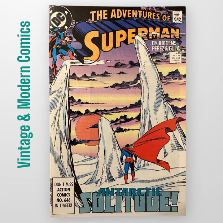 Adventures of Superman 459 Published Oct 1989 by DC Script by Dan ...