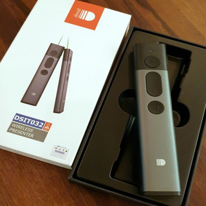 Ready Stock Doosl Presentation Remote Wireless Presenter Green Laser ...