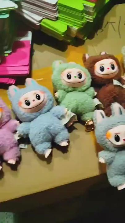 Second Generation Blind Sitting Posture Model labubu Doll Pop Mart ...