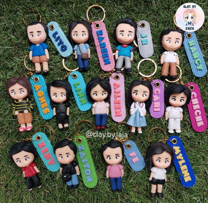 Customized Chibi Doll Keychain with Name | Lazada PH