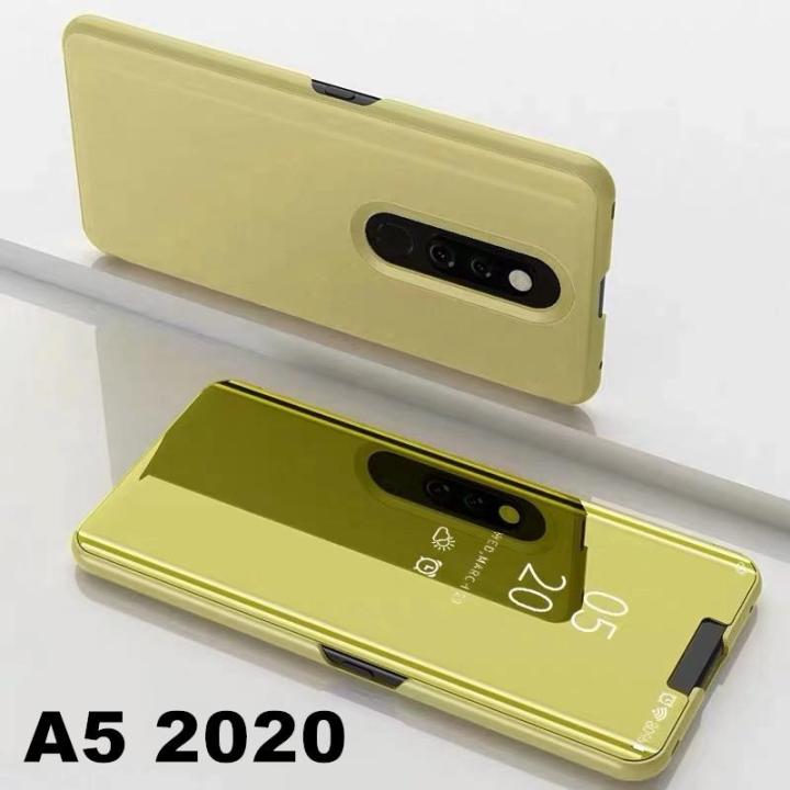 [ส่งจากไทย] Case OPPO A5 2020 เคสฝาเปิดปิดเงา สมาร์ทเคส เคสตั้งได้ เคส ...