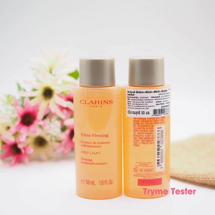 (สูตรใหม่) ฉลากไทย CLARINS Extra-Firming Treatment Essence 10ml/50 ml ...