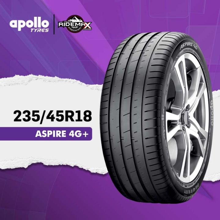 APOLLO TYRES ASPIRE 4G+ 235/45R18 | Lazada PH