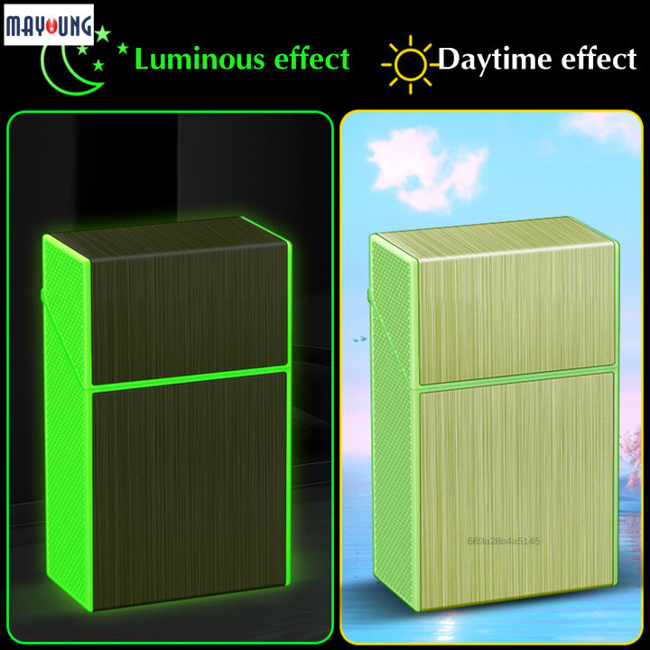 Mayoung กล่องพกพากล่องเก็บซิการ์ยาสูบเรืองแสงน้ำหนักเบาสำหรับบ้านและ ...