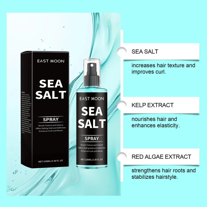 SunniMix 100ml Sea Salt Hair Spray 5.8x1.5inch Easy Application ...