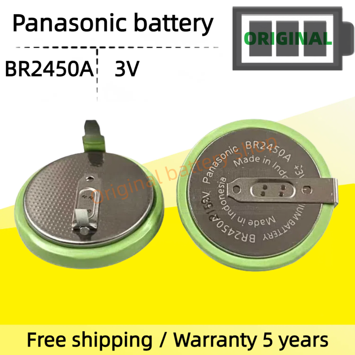 Original Panasonic BR2450A/HAN battery BR2450A with welding feet High ...