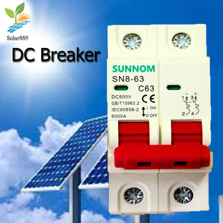 DC MCB 500V 20AMP 32AMP 63AMP Breaker SUNNOM /AC MCB 400V 32A Breaker ...