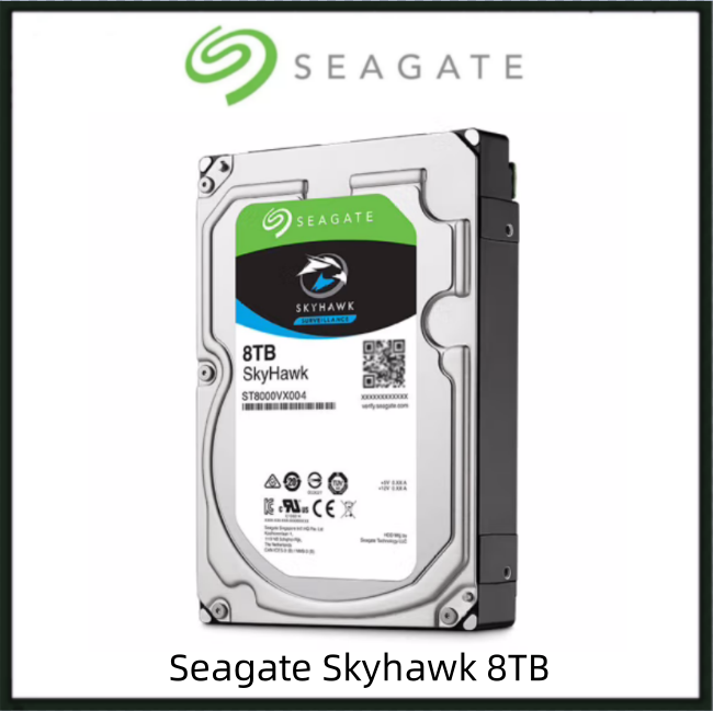 Seagate Skyhawk 8TB 3.5" Surveillance NVR CCTV Hard Disk (HDD) / SATA ...