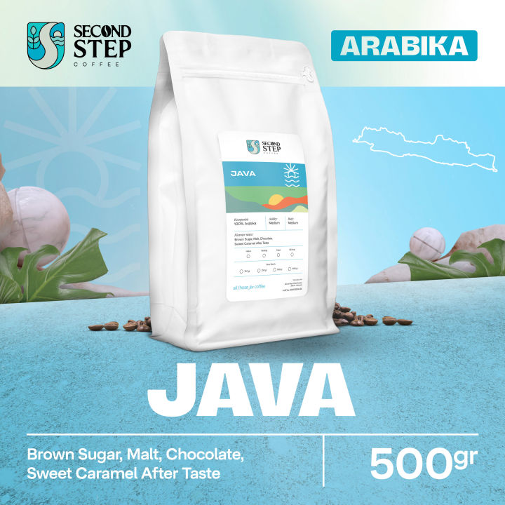 Biji Kopi Bubuk Arabika Jawa Java Arabica Coffee Roast Beans 500 Gram ...