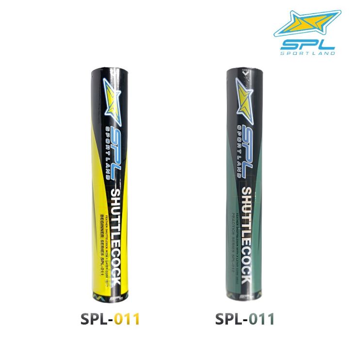 (ของแท้ 100%) ลูกแบดมินตัน SPORTLAND (SPL) ลูกขนไก่ รุ่น SPL-011/SPL-012 บรรจุ 12 ลูก | Lazada.co.th