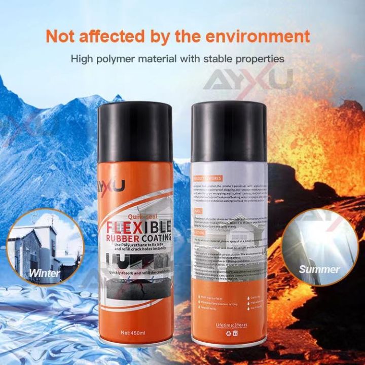 AYXU Flexible Quick Seal Rubber Repair Coating Spray | Lazada PH