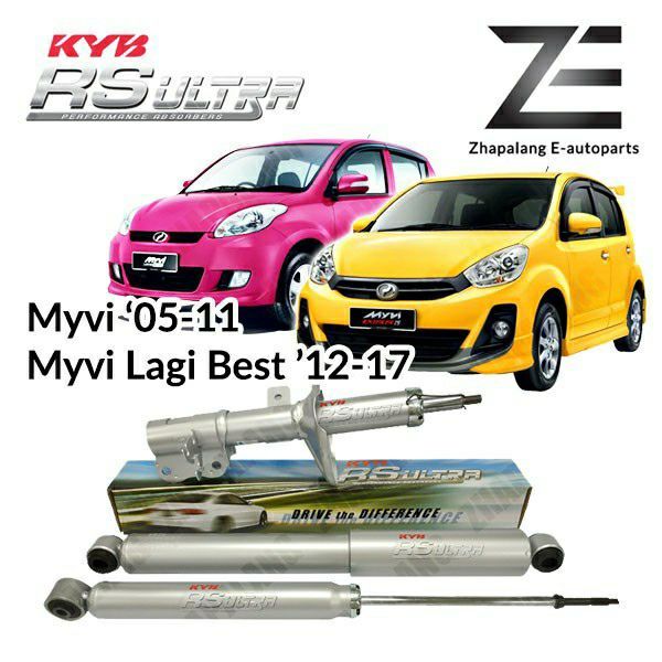 (Full Set) Kayaba RS Ultra Perodua Myvi '05-17 Lagi Best Absorber Front and Rear | Lazada