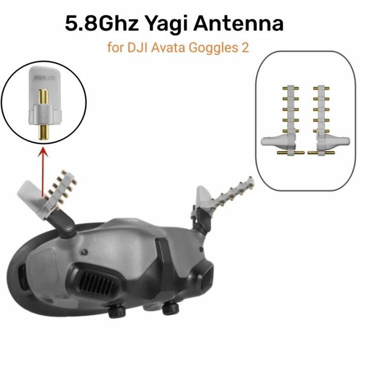 【Online】 5.8ghz Yagi Antenna For Avata 2 Glasses Range Extender For Vr ...