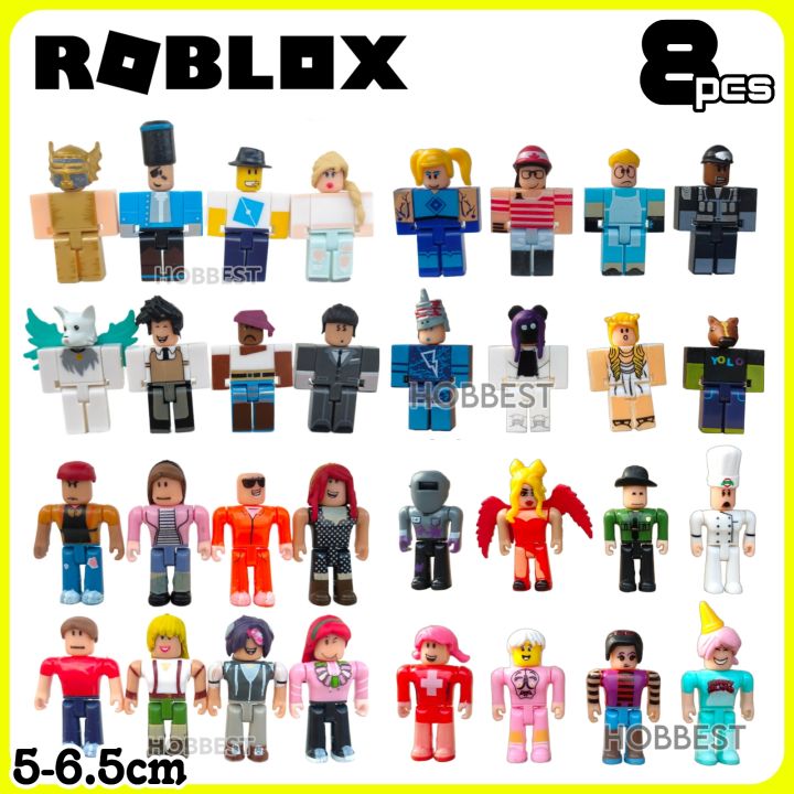 ROBLOX set isi 8pcs - Action Figure Miniatur Pajangan Topper Kue Mainan ...