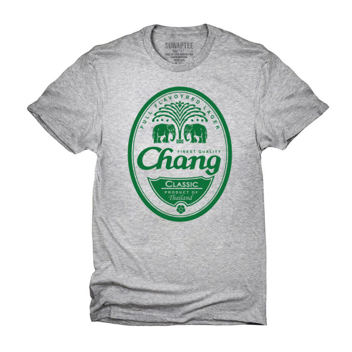 CHANG BEER T SHIRT 002 VT002 เสื้อยืด คอกลม เสื้อคุณภาพ กรุณาตรวจสอบ ...