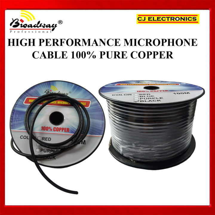 HIGH PERFOMANCE MICROPHONE CABLE PER METER | Lazada PH