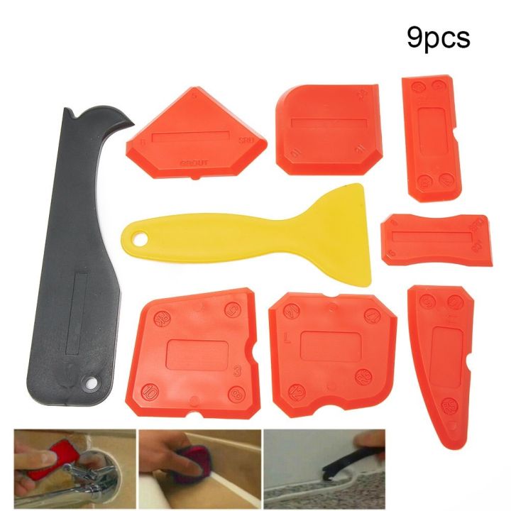 Silicone Sealant Spreader Set 9 Pcs with Profile Applicator for Tile ...