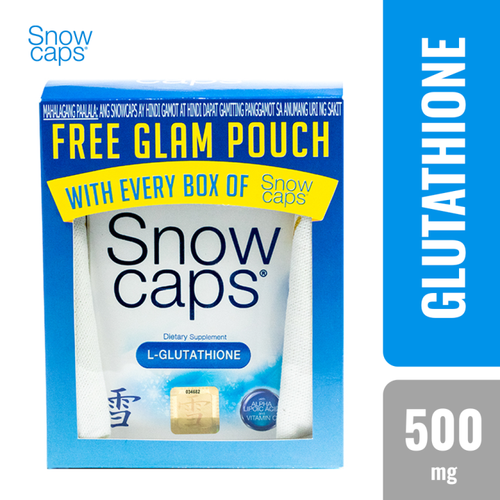 Snow Caps Glutathione 30's w/FREE Glam Pouch | Lazada PH