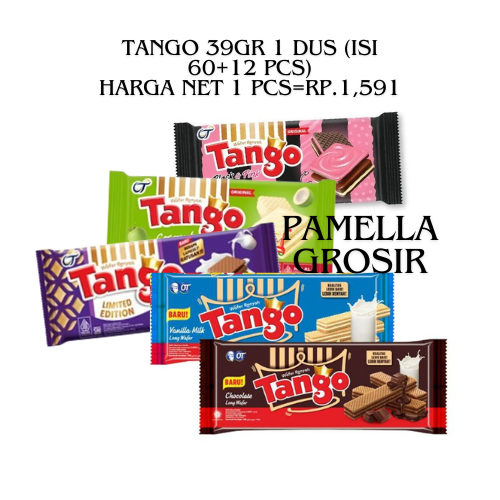 WAFER TANGO 39GRAM 1DUS (1 DUS ISI 60 PCS)!!!! | Lazada Indonesia