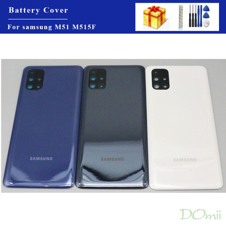 For Samsung M51 m515f Back Cover Rear Door Housing Case For Galaxy M51 ...