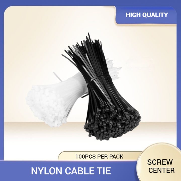 (100pcs per pack )Nylon Cable Tie Self Locking Zip Ties Cable Strap ...
