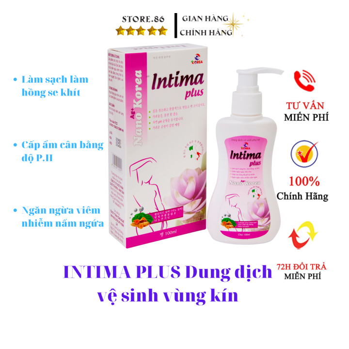 INTIMA dung dịch vệ sinh phụ nữ, nước rửa phụ khoa se khít vùng kín ...